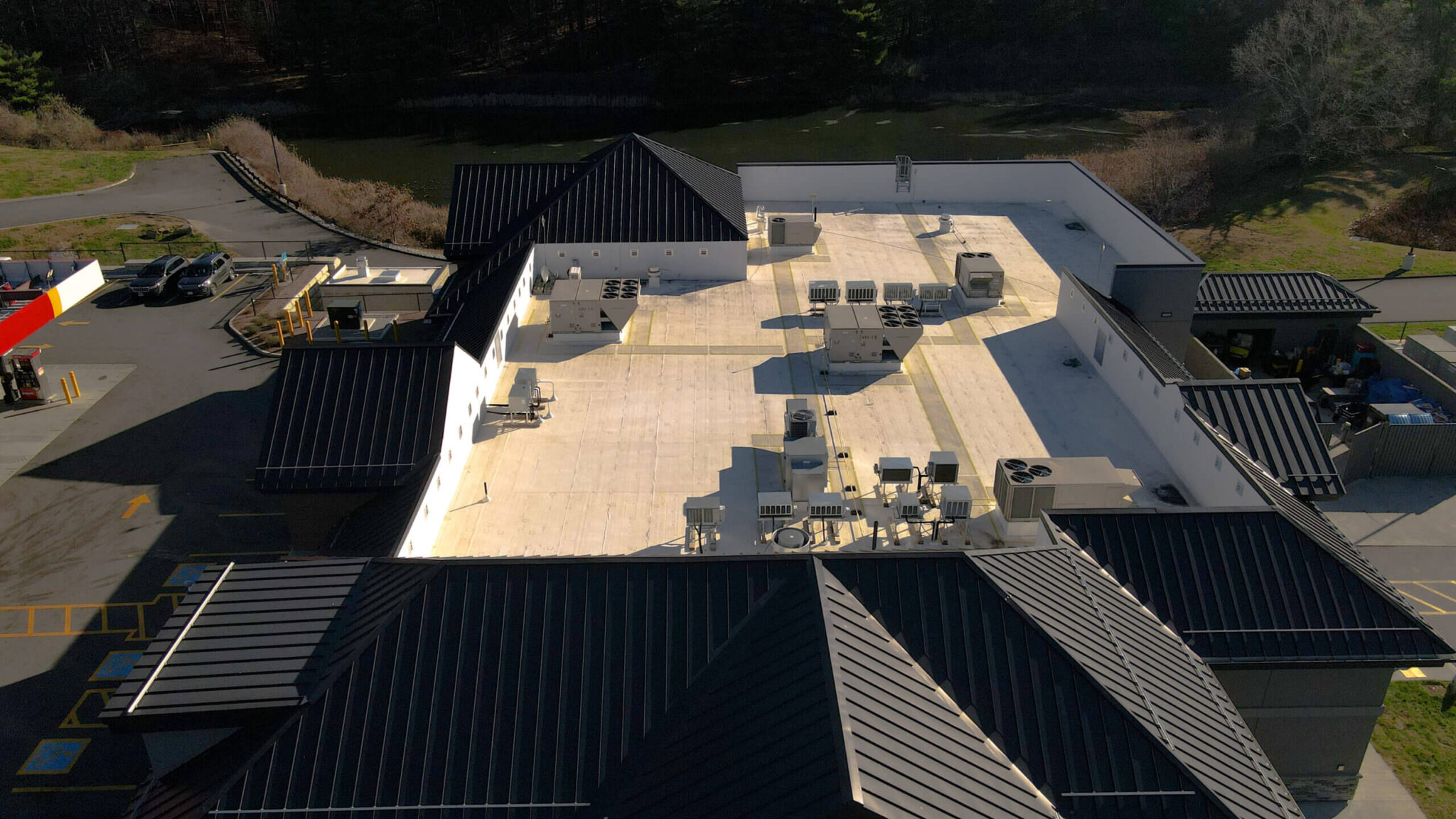 Commercial Metal Roof Pilot Truck Stop - Altitude Roofing